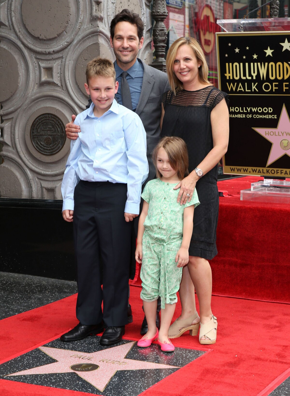 Photo : Paul Rudd, sa femme Julie Yaeger et leurs deux enfants Jack et ...