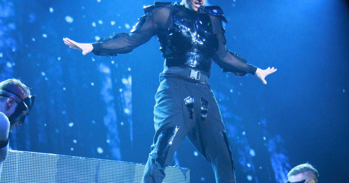 Peter Andre en concert a Liverpool le 25 Janvier 2013. - Purepeople