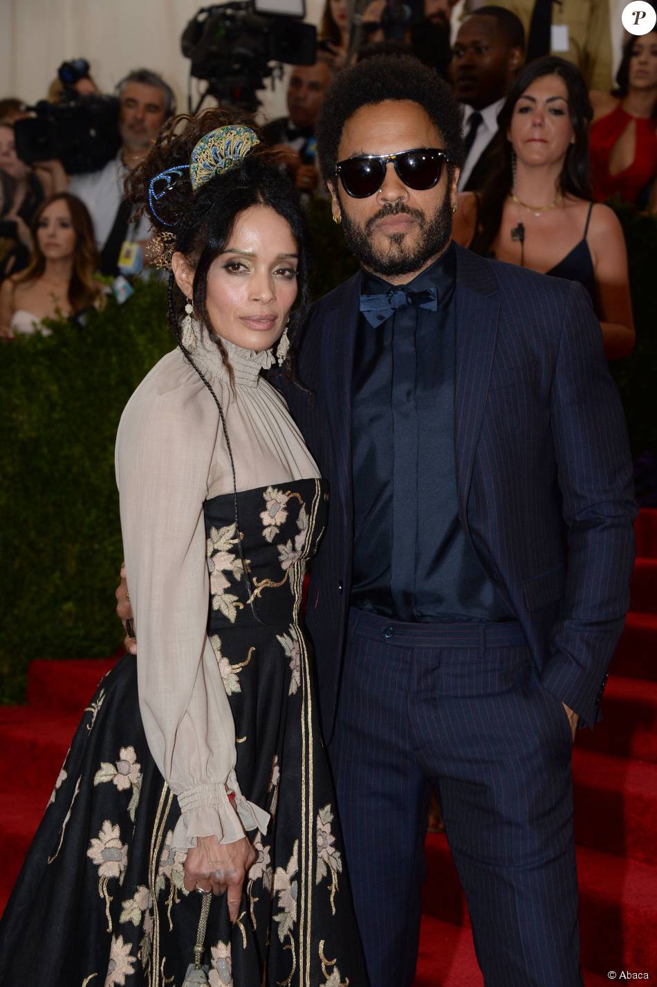 Lisa Bonet Et Son Ex époux Lenny Kravitz Au Met Gala à New York Le Mai