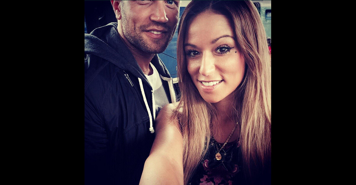 Photo : Benjamin et Sarah, le 19 février 2015. - Purepeople