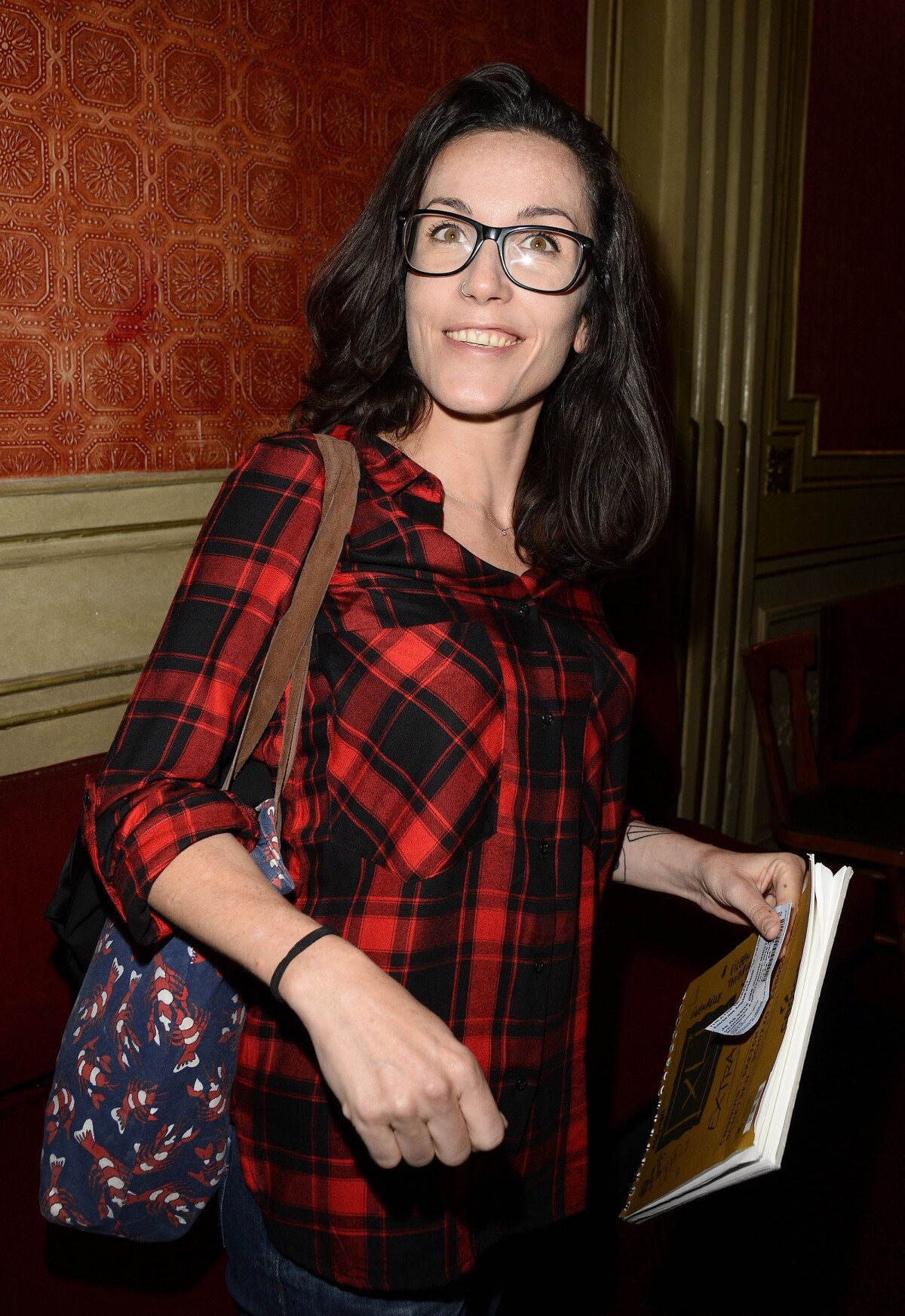 Photo : La dessinatrice Coco - Générale de la pièce "Je ne veux pas ...