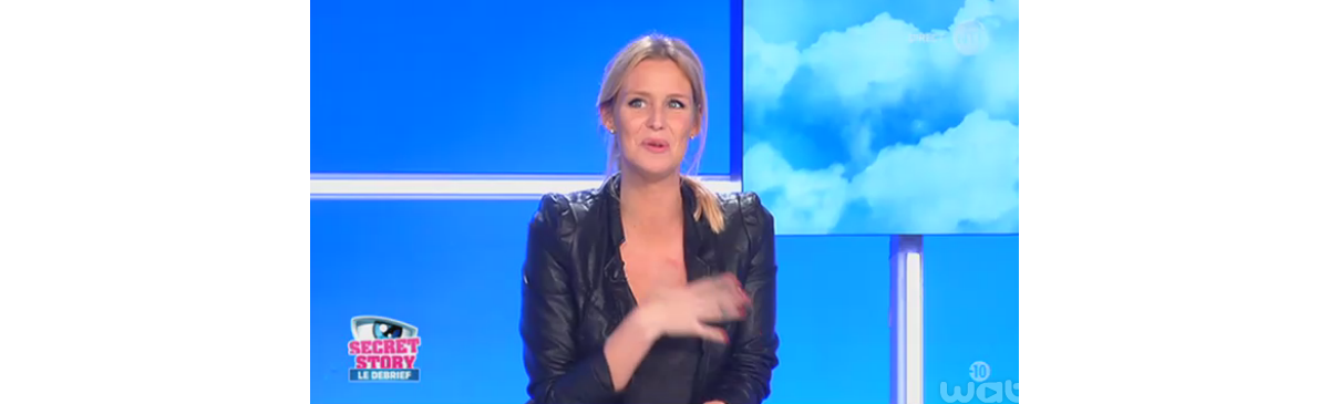 Photo : Aurélie Van Daelen, enceinte dans la quotidienne de "Secret ...