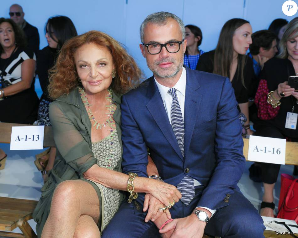 Diane von Furstenberg et Paolo Riva au défilé de la collection ...
