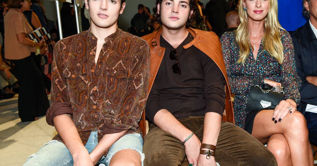 Harry Brant, Peter Brant Jr. et Nicky Hilton Rothschild au défilé de la ...