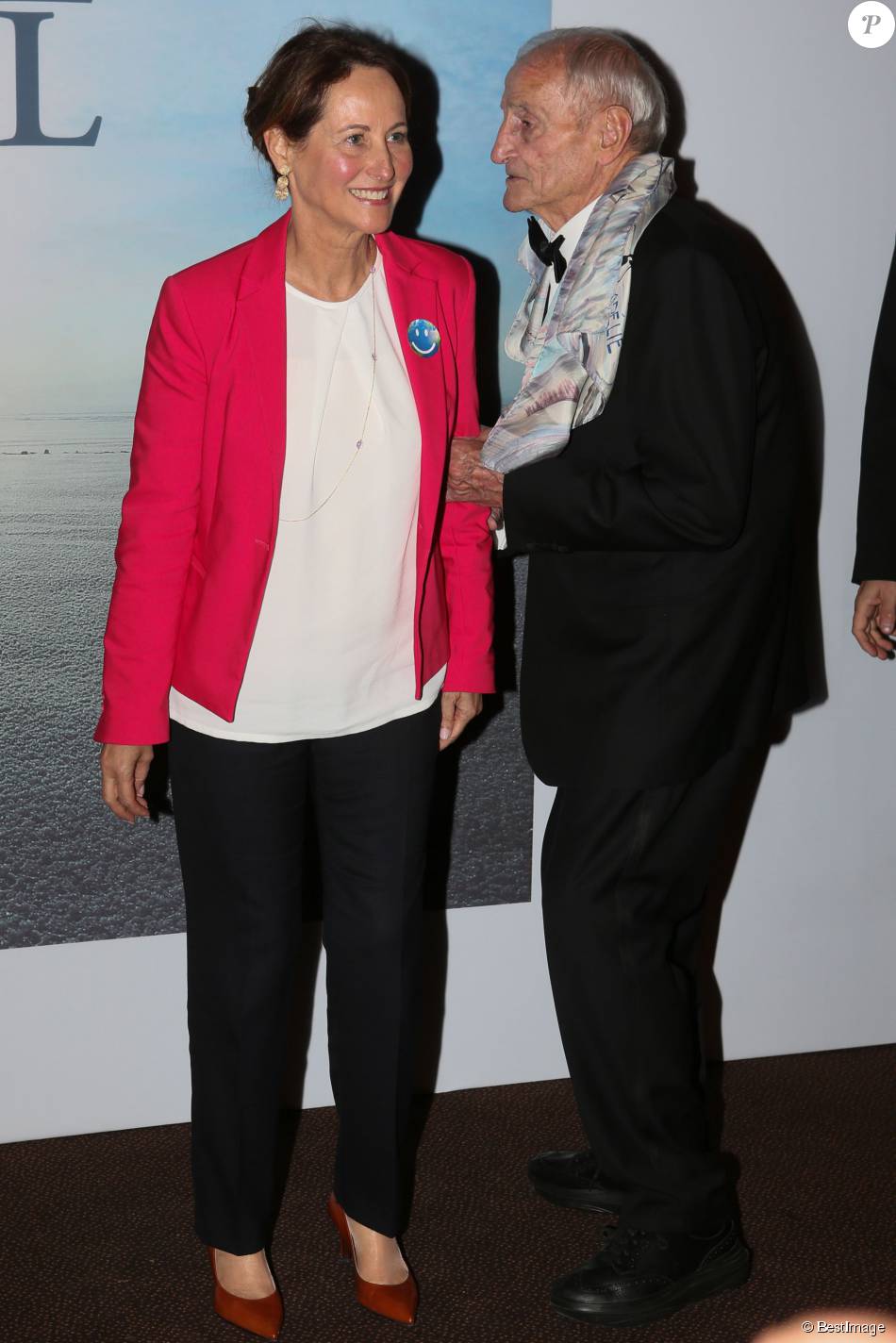 Ségolène Royal, Claude Lorius - Avant-première du film La Glace et le ...
