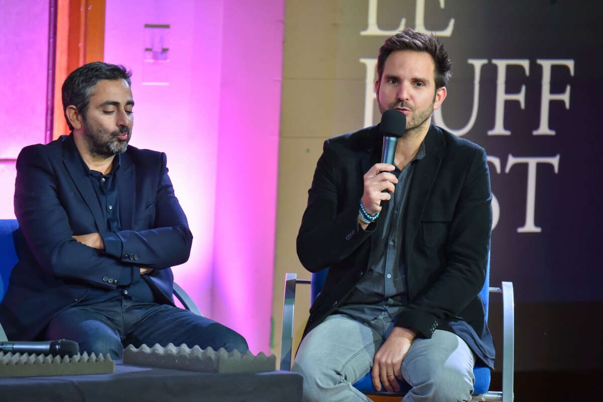 Photo : Eric Toledano et Christophe Michalak lors du Master Classe du ...