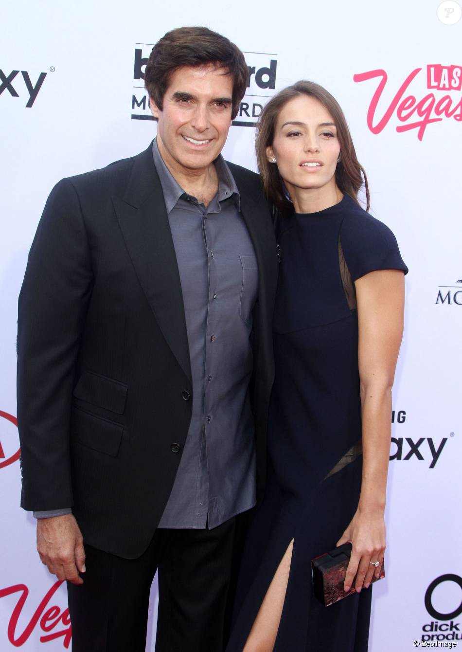 David Copperfield et sa compagne Chloe Gosselin - Soirée des Billboard ...