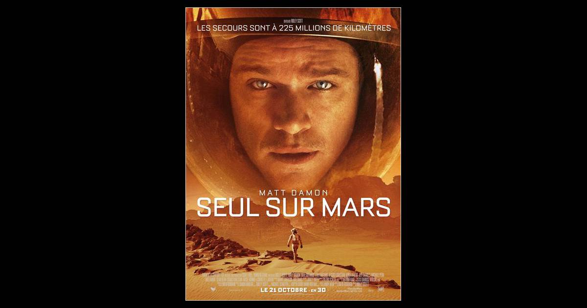 Affiche de Seul sur Mars. - Purepeople
