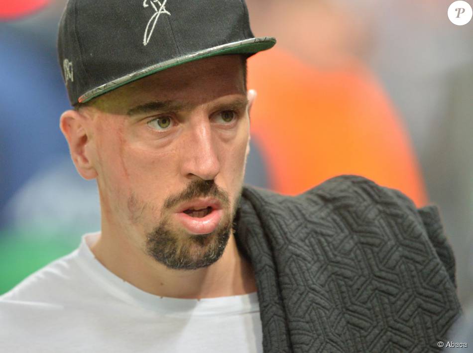 Franck Ribéry avant le match de Ligue des champions entre le Bayern ...