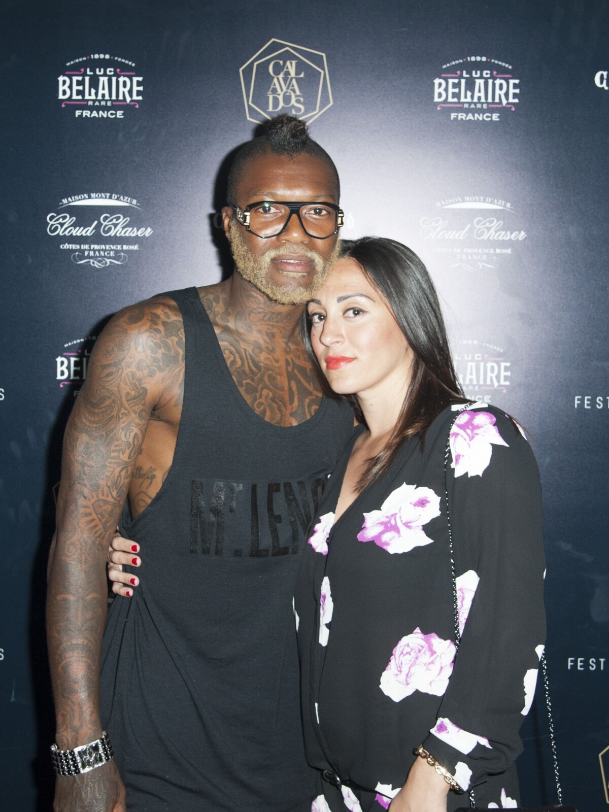 Photo : Djibril Cissé et sa compagne Marie-Cécile Lenzini au Calavados ...