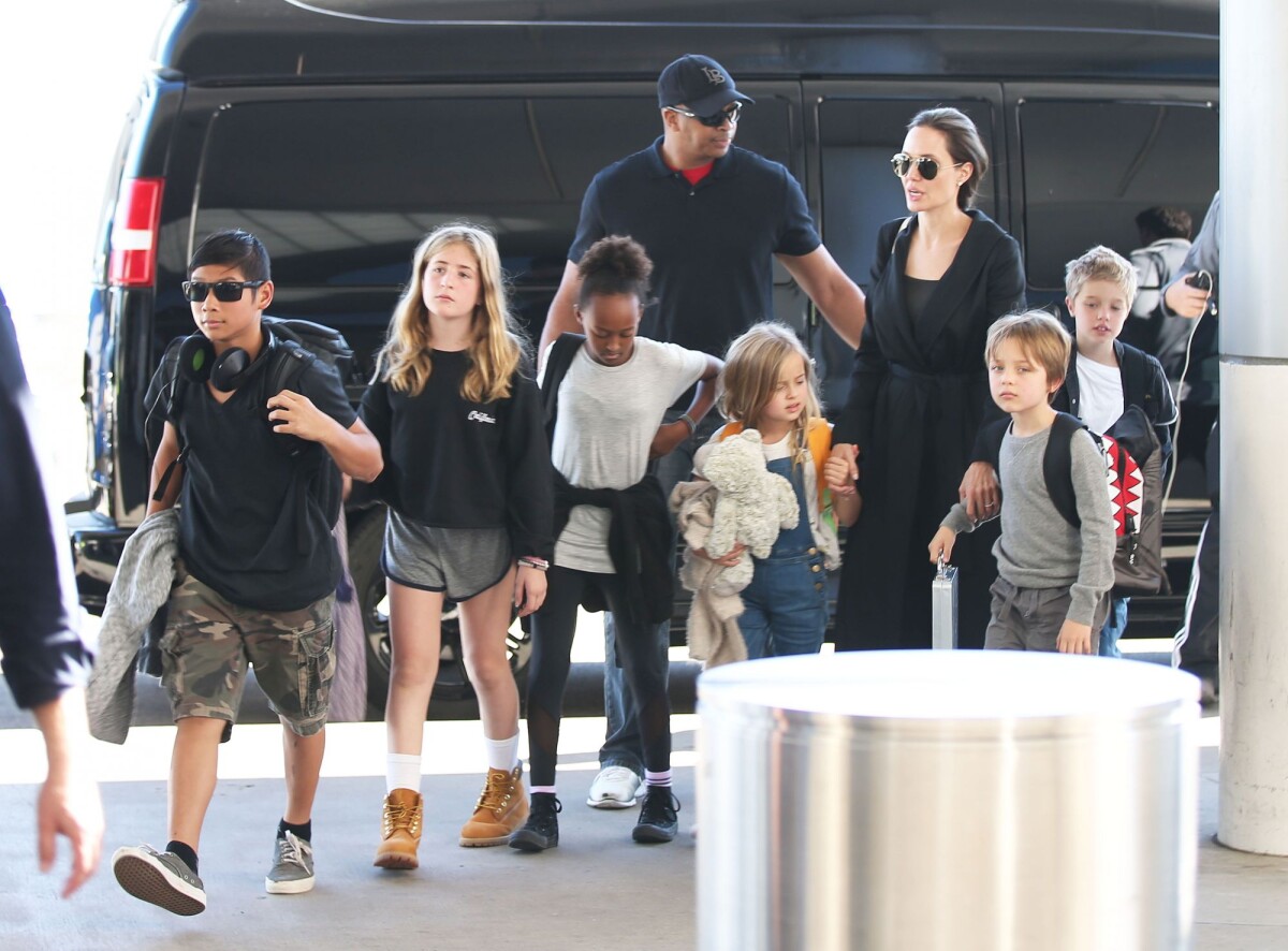 Photo Exclusif Angelina Jolie Et Ses Enfants Shiloh Knox Vivienne