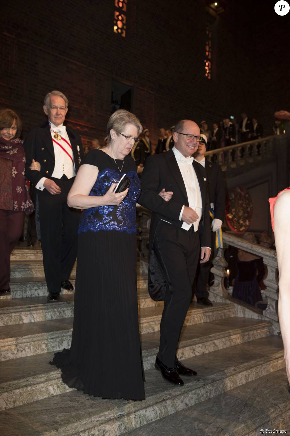 Svante Lindqvist, Urban Ahlin et Esta Gwendolyn Sancar - Dîner de gala ...