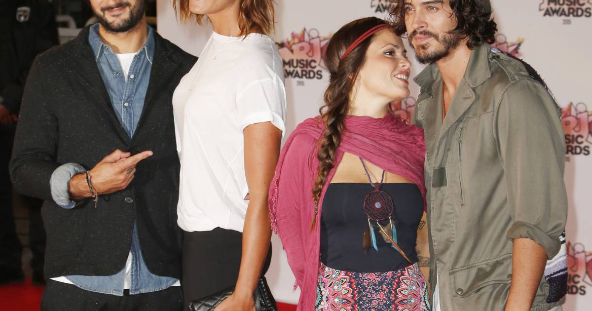 Jérémy Frérot et Flo Delavega (Fréro Delavega) avec leurs compagnes ...