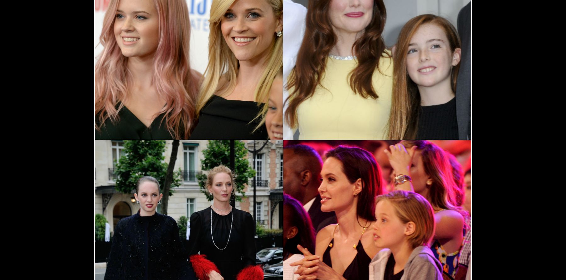 Reese Witherspoon et Ava, Uma Thurman et Maya... Mères et filles, purs ...