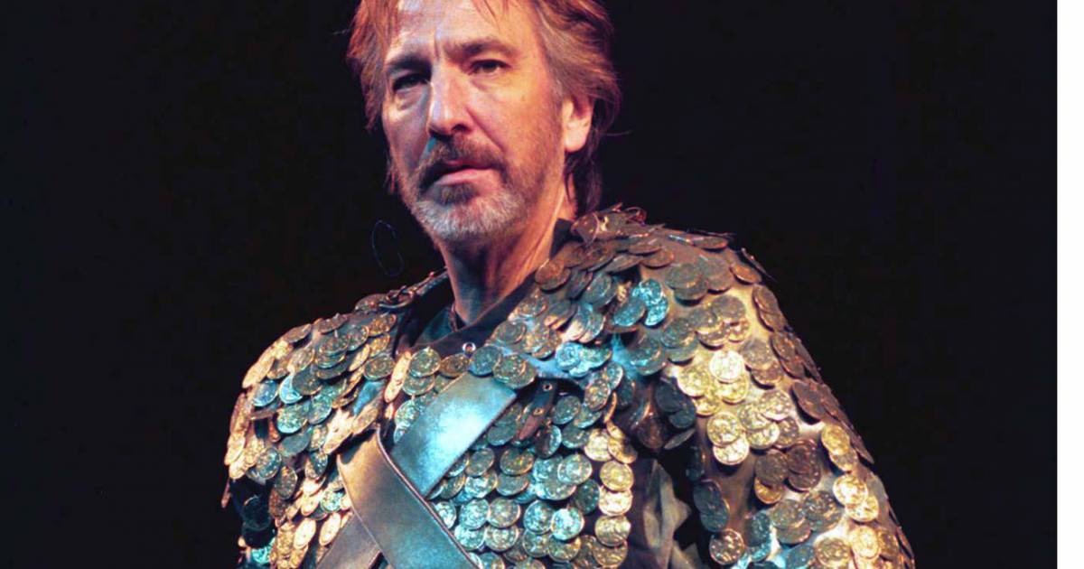 Alan Rickman - Pièce de théâtre Anthony et Cleopatra en 1998 à Londres ...