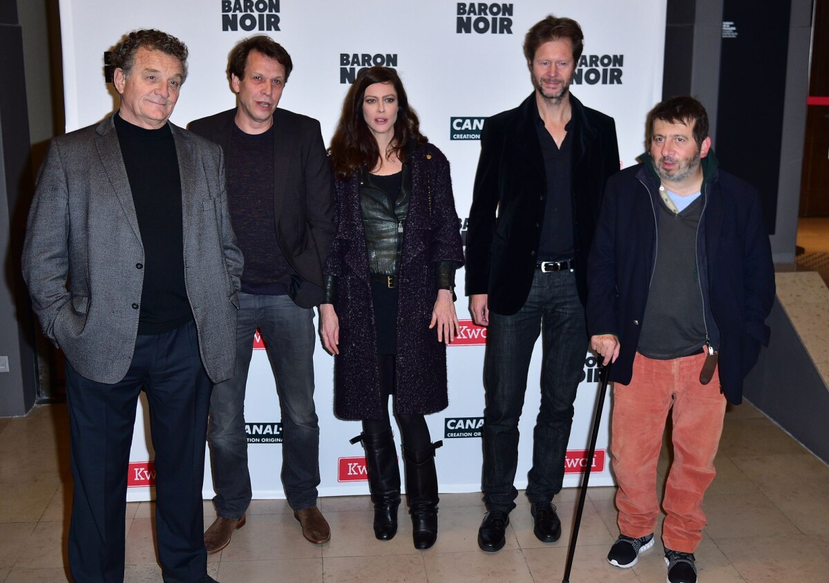 Photo : Anna Mouglalis, Thomas Bourguignon, Michel Muller - Photocall de la série de Canal+ ...