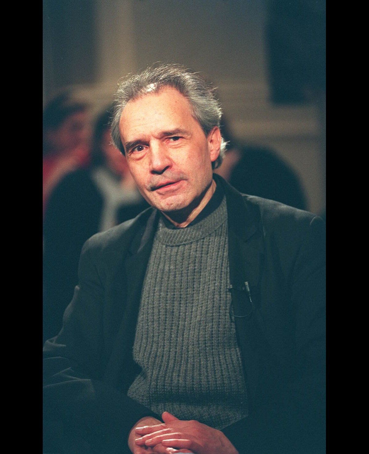 Photo : Jacques Rivette lors de l'émission Bouillon de culture en 1994 ...