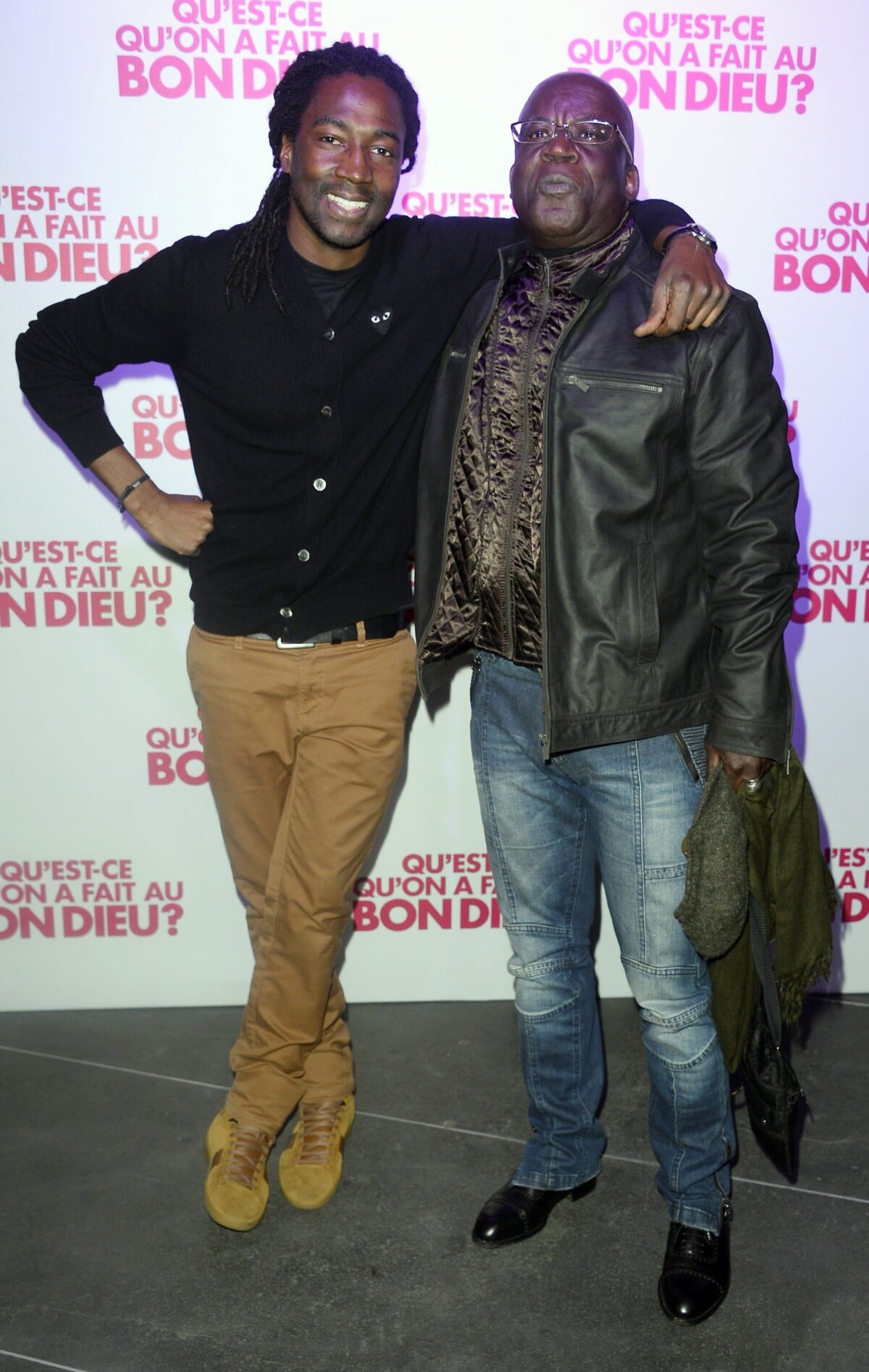 Photo : Noom Diawara et Pascal N'Zonzi - Soirée du film "Qu'est ce qu ...