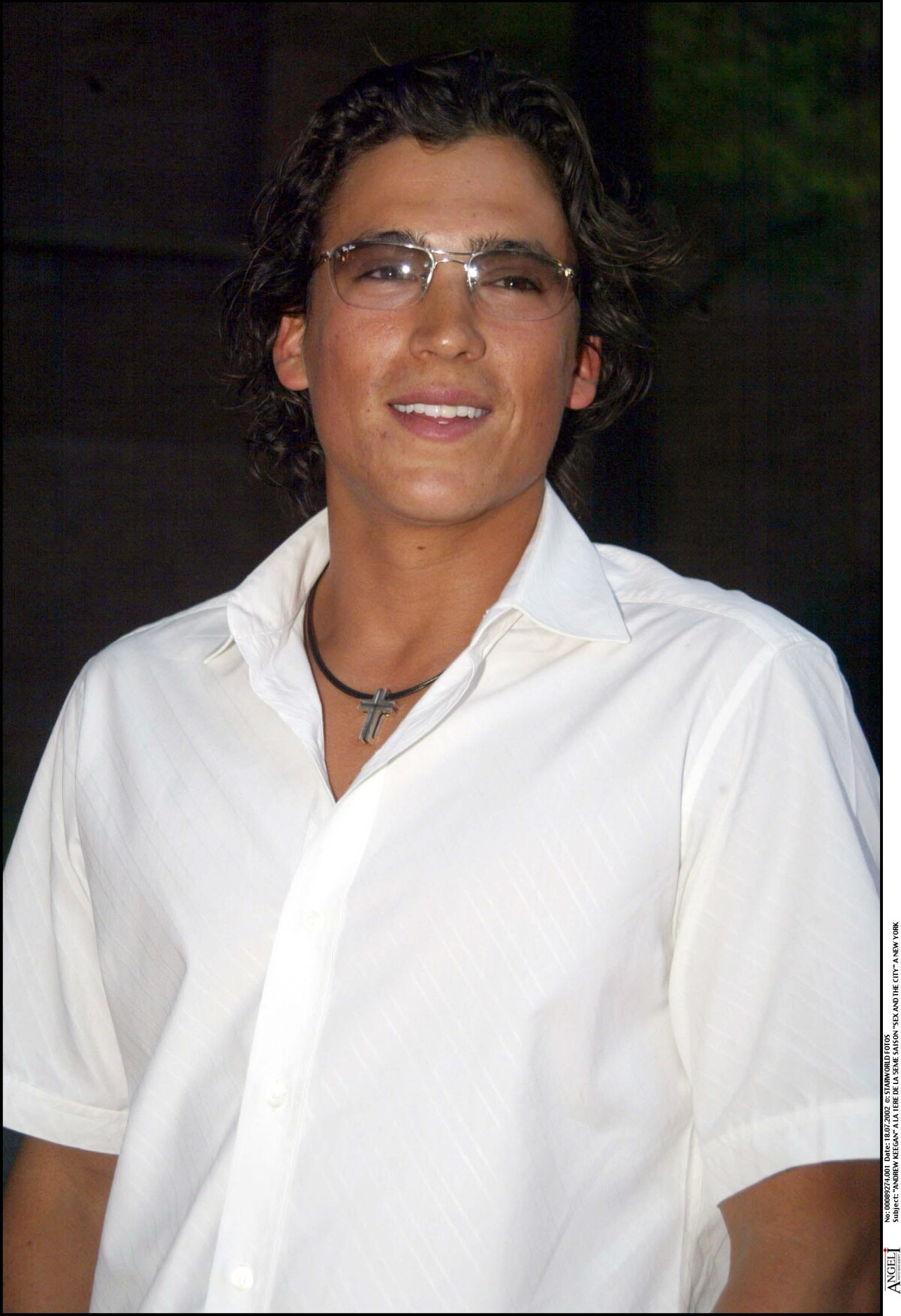 Photo : Andrew Keegan à New York, le 18 juillet 2002 - Purepeople