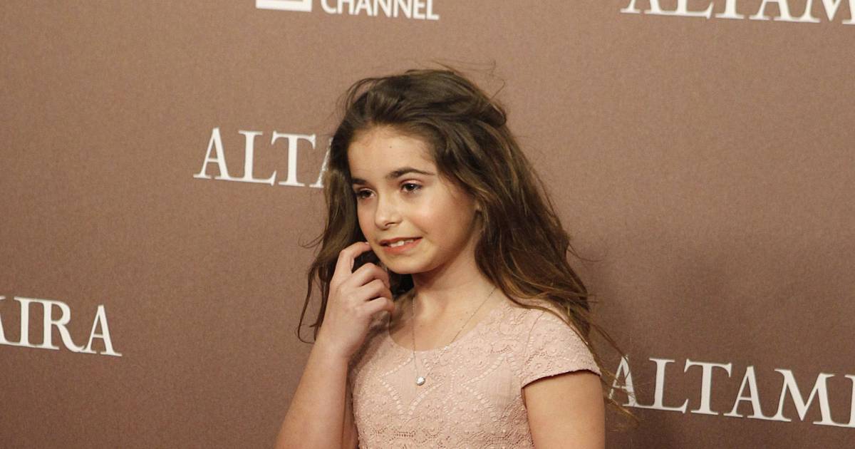 Alegra Allen à la première du film Altamira à Madrid, le 31 mars 2016 ...