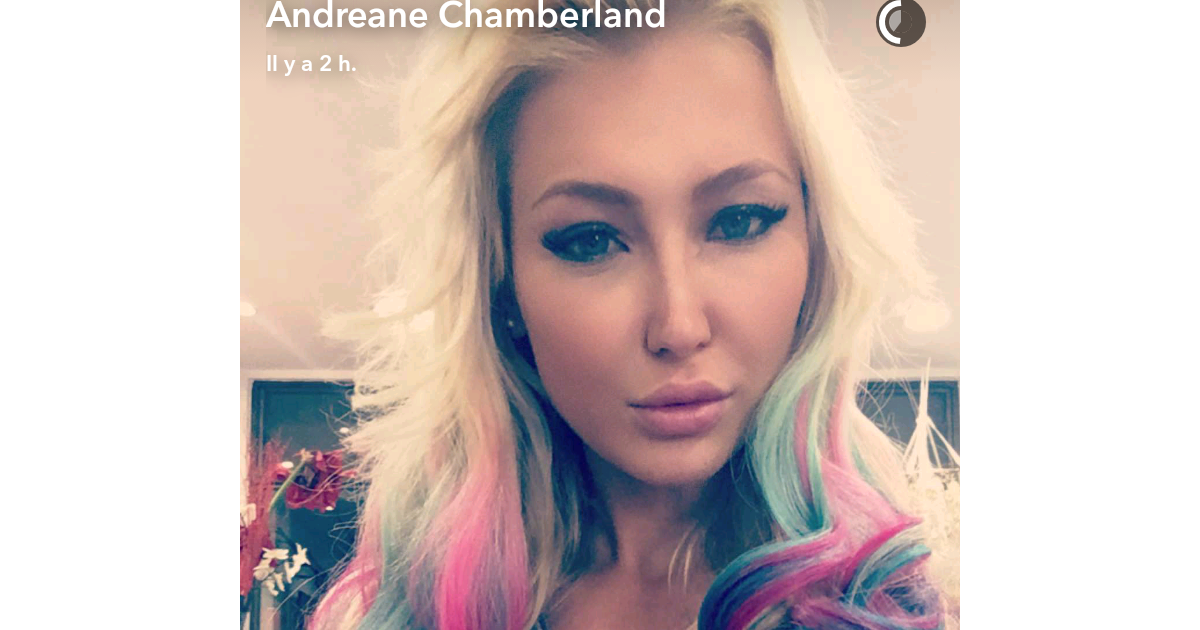 Andréane Chamberland (Les Anges 8) : Nouveau look capillaire coloré ...