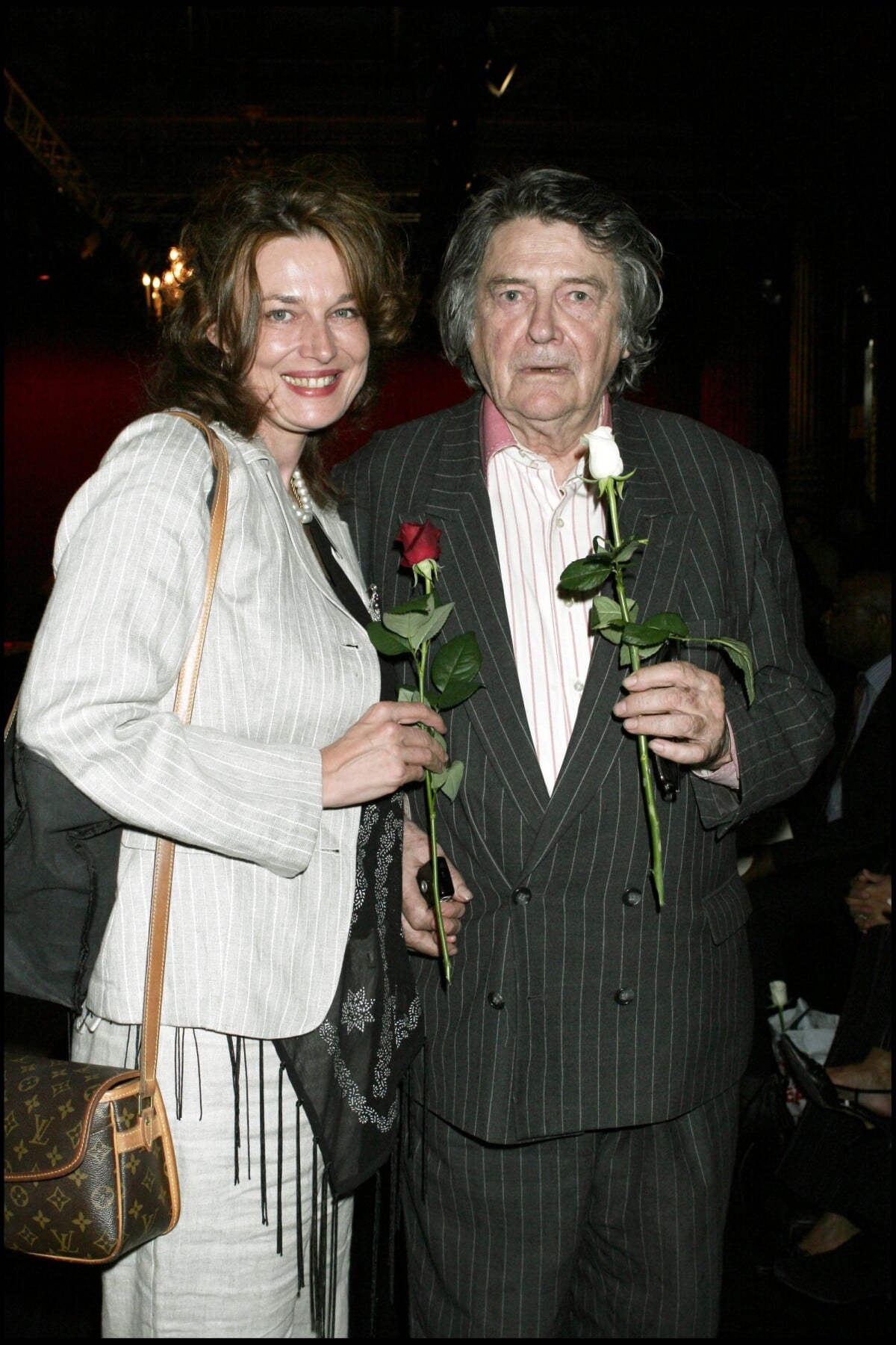 Photo : Jean-Pierre Mocky et Patricia Barzyk - Cocktail à Paris en 2005 ...