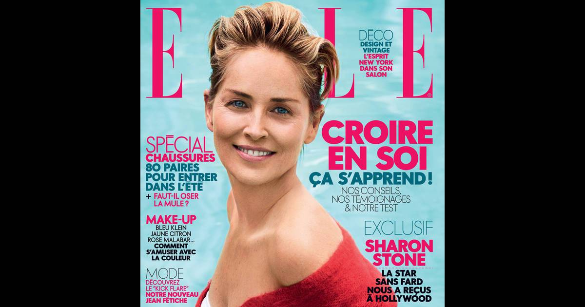 Sharon Stone, 58 ans : Naturelle pour "Elle", elle assume ses rides et ...