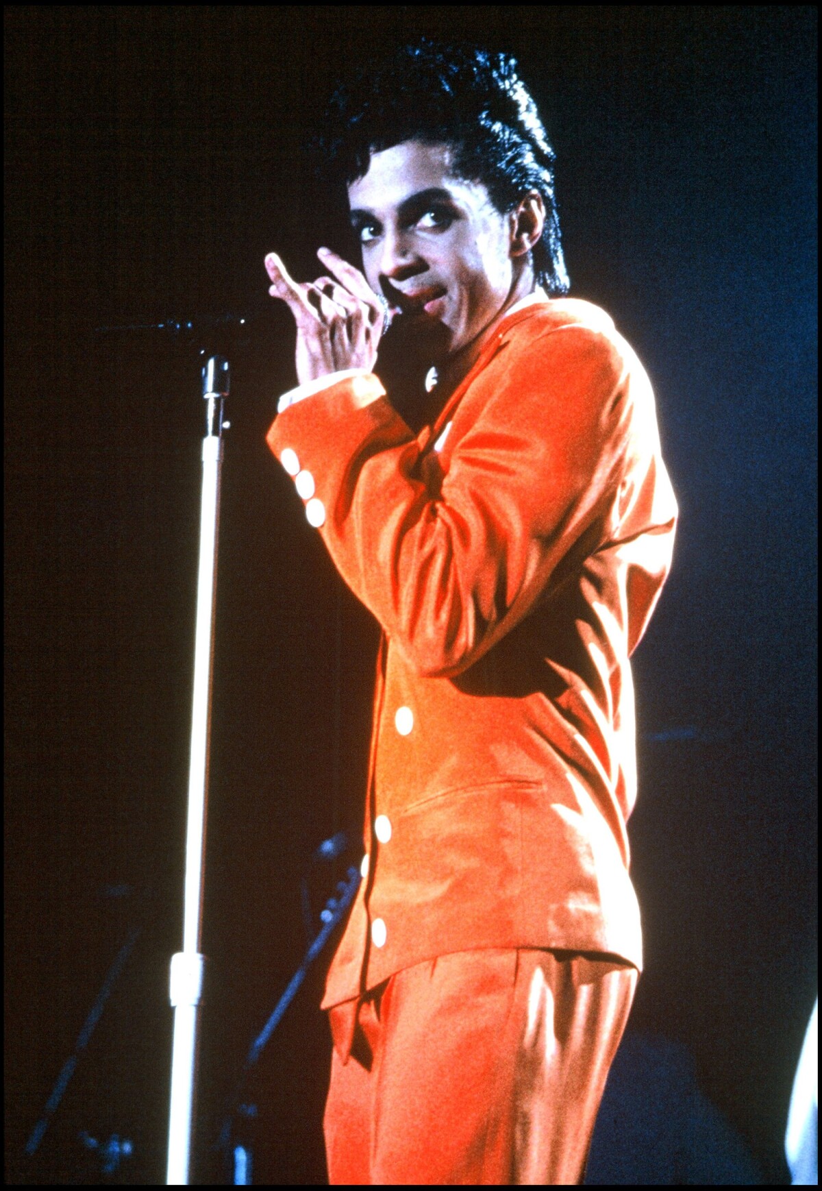 Photo : Prince en concert le 18 août 1986 - Purepeople