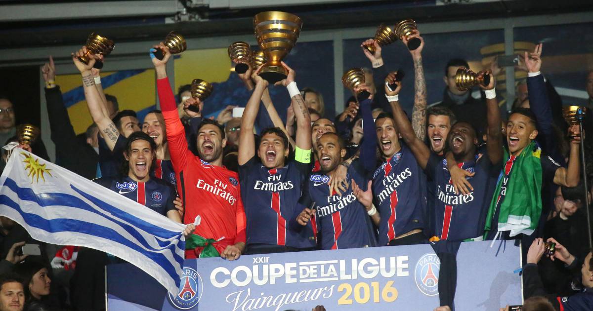 Le PSG remporte sa sixième Coupe de la Ligue face au LOSC au Stade de ...