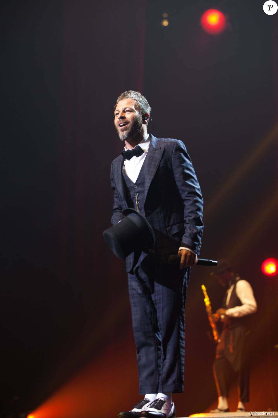 Christophe Maé en concert au Palais Nikaia à Nice le 30 septembre 2014 ...