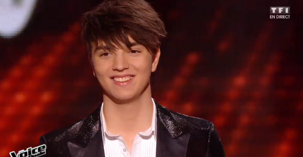 Photo : Antoine lors de la finale de "The Voice 5", samedi 14 mai 2016 ...
