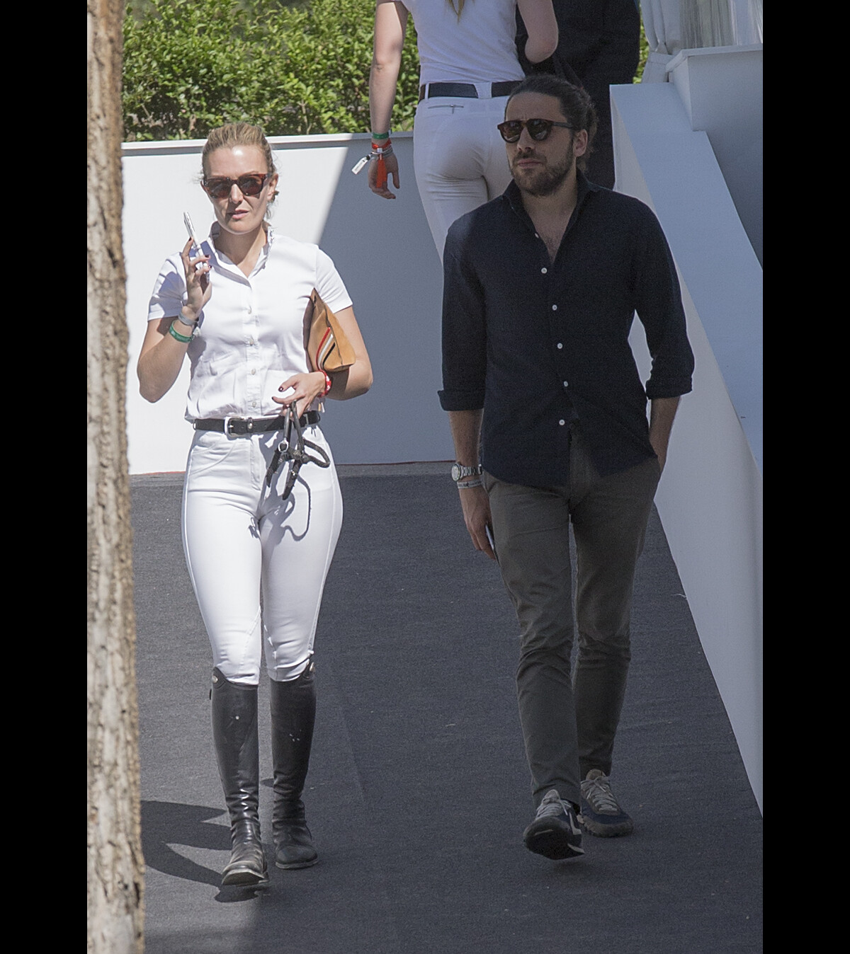 Photo : Marta Ortega et Carlos Torretta au Longines Global Champions ...