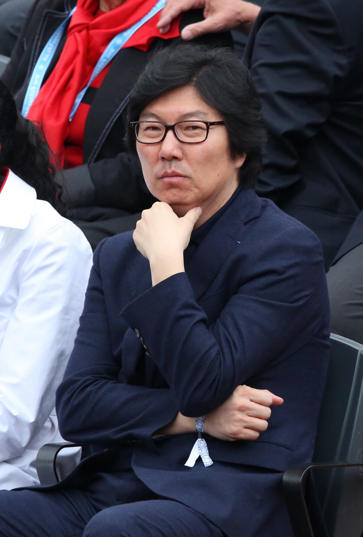 Photo : Jean-Vincent Placé dans les tribunes de la finale homme des ...
