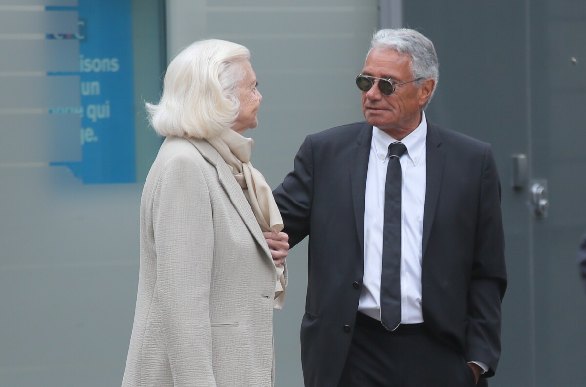 Photo : Jean-Marie Périer et Colette Boutoulaud - Obsèques de Nicole ...