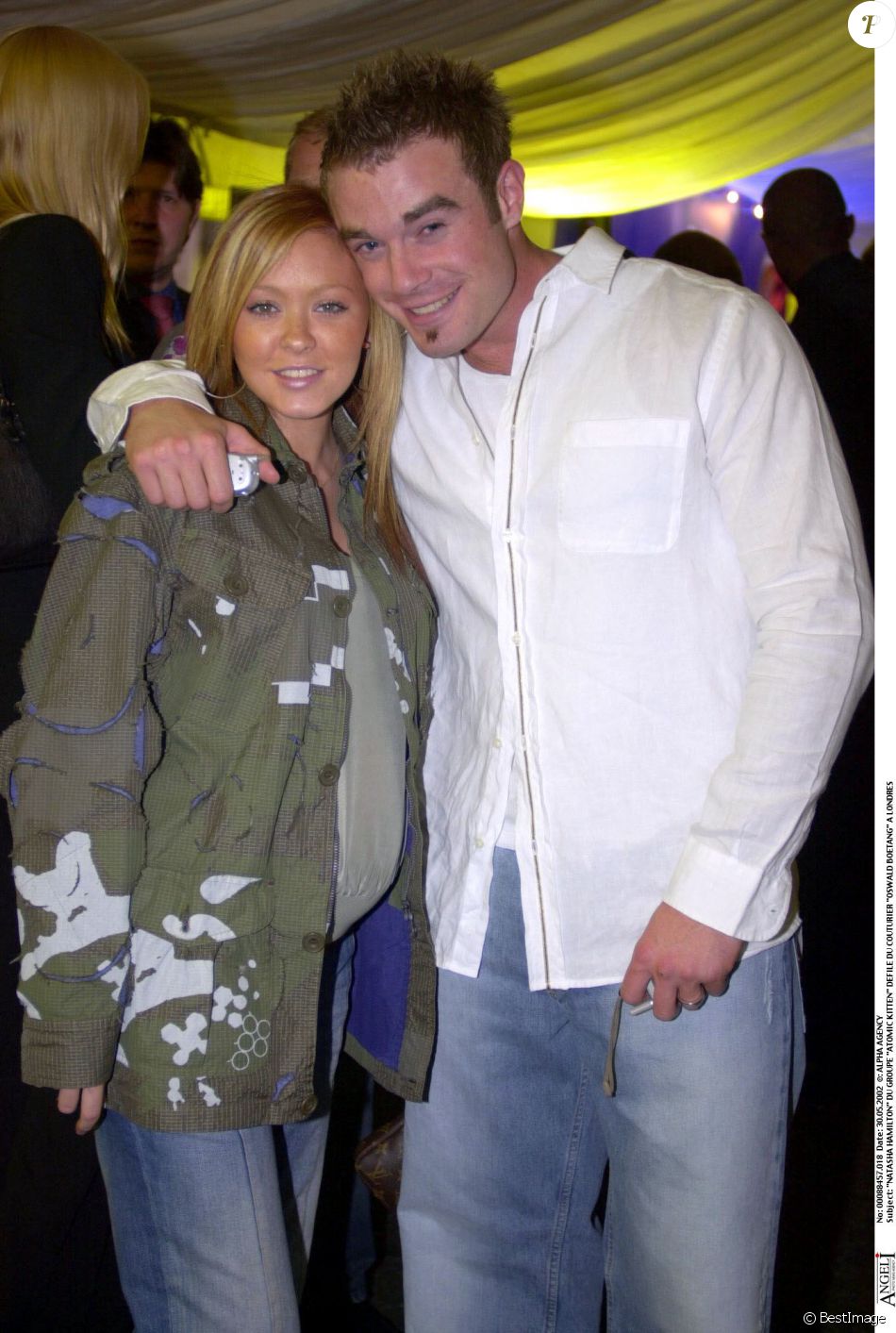 Natasha Hamilton du groupe Atomic Kitten au défilé Oswald Boetang à ...