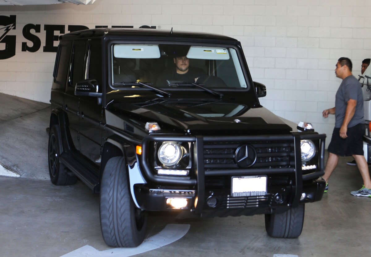 Photo : Rob Kardashian sort du club Gunnar Peterson Gym à Beverly Hills ...