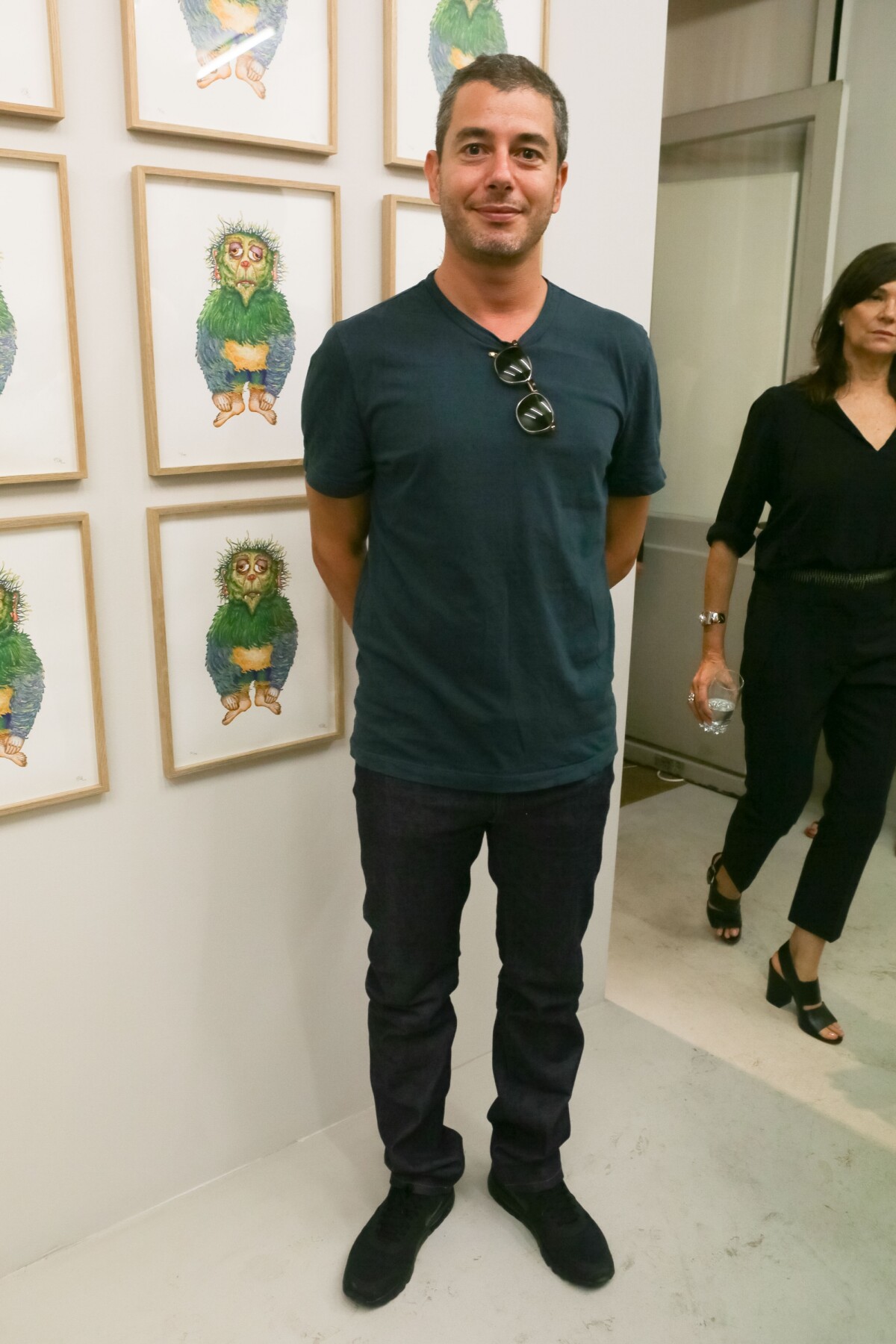 Photo : Exclusif - Ali Badou au Vernissage de l'exposition "One bedroom ...