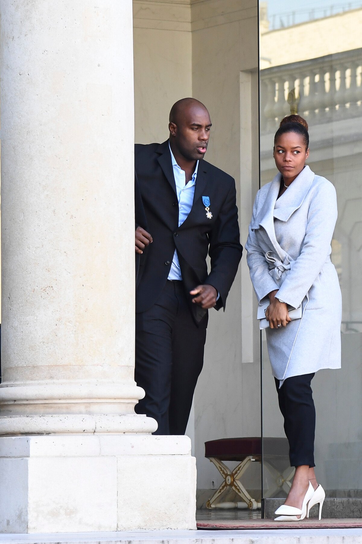 Photo : Teddy Riner et sa compagne Luthna - Cérémonie de remise de ...