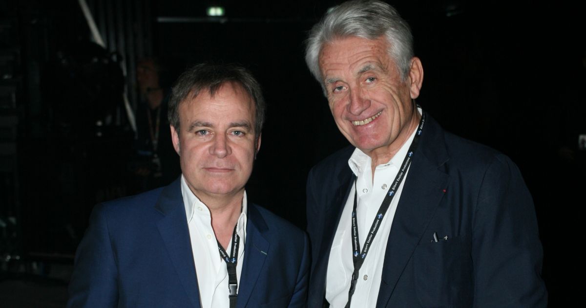 Fabien Lecoeuvre et Gilbert Coullier au concert de Michel Polnareff à l ...