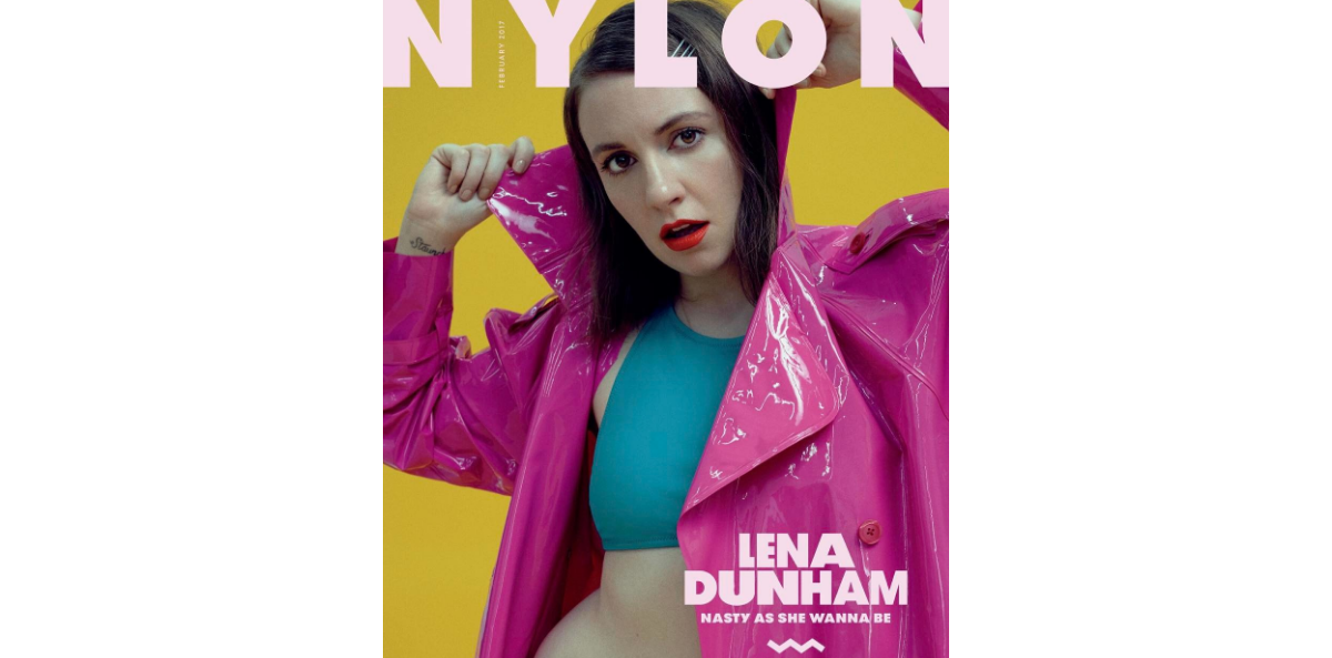 Photo : Lena Dunham fait la couverture du magazine Nylon en janvier ...