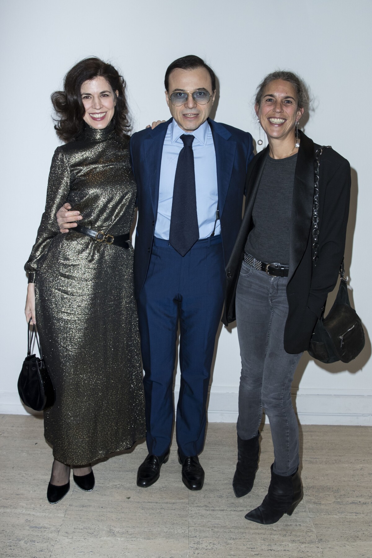 Photo : Bertrand Burgalat, son épouse Vanessa Seward et Isabel Marant ...