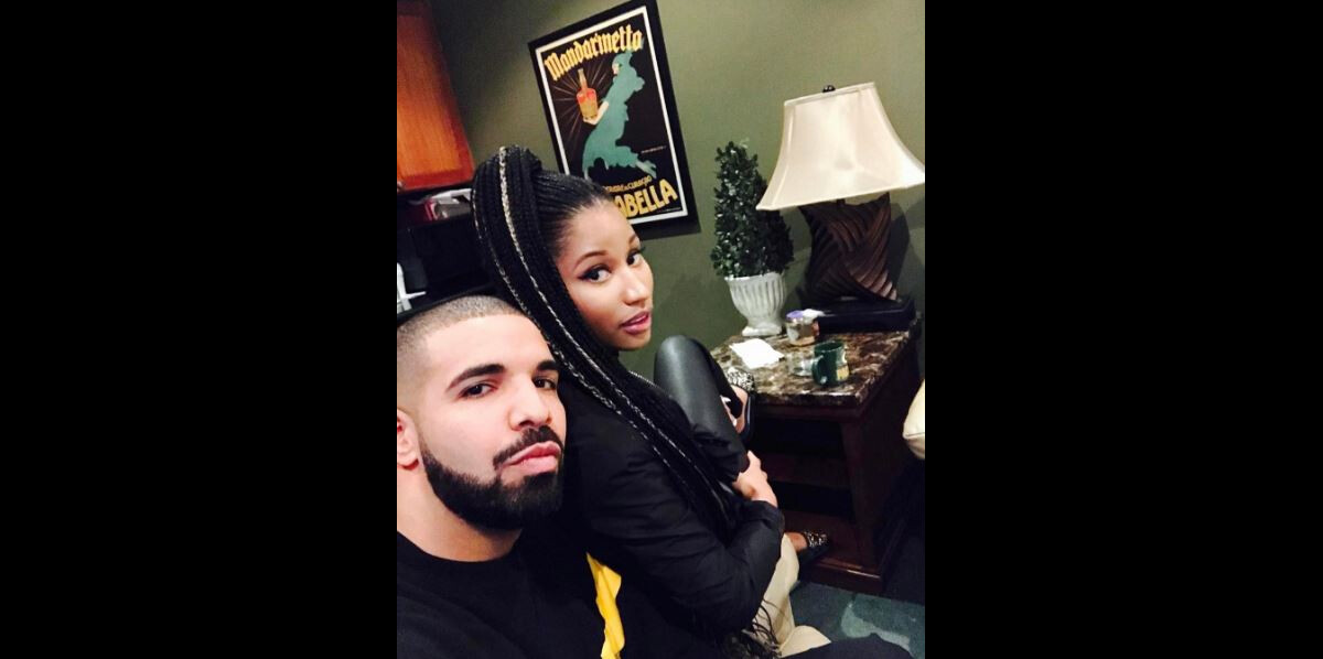 Photo : Drake et Nicki Minaj à Miami. Janvier 2017. - Purepeople