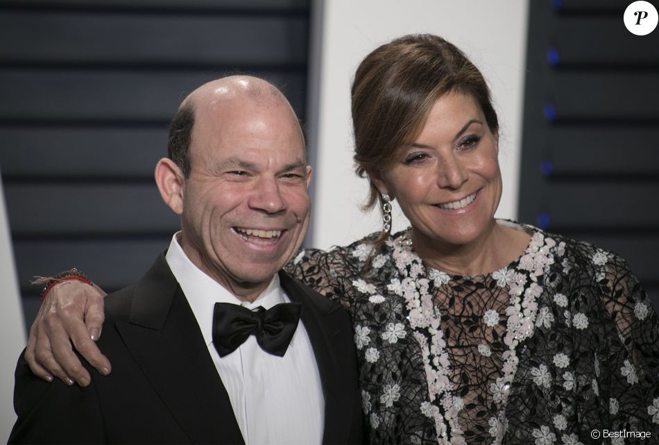 Steven Newhouse et sa femme Gina Sanders - Vanity Fair Oscar viewing ...