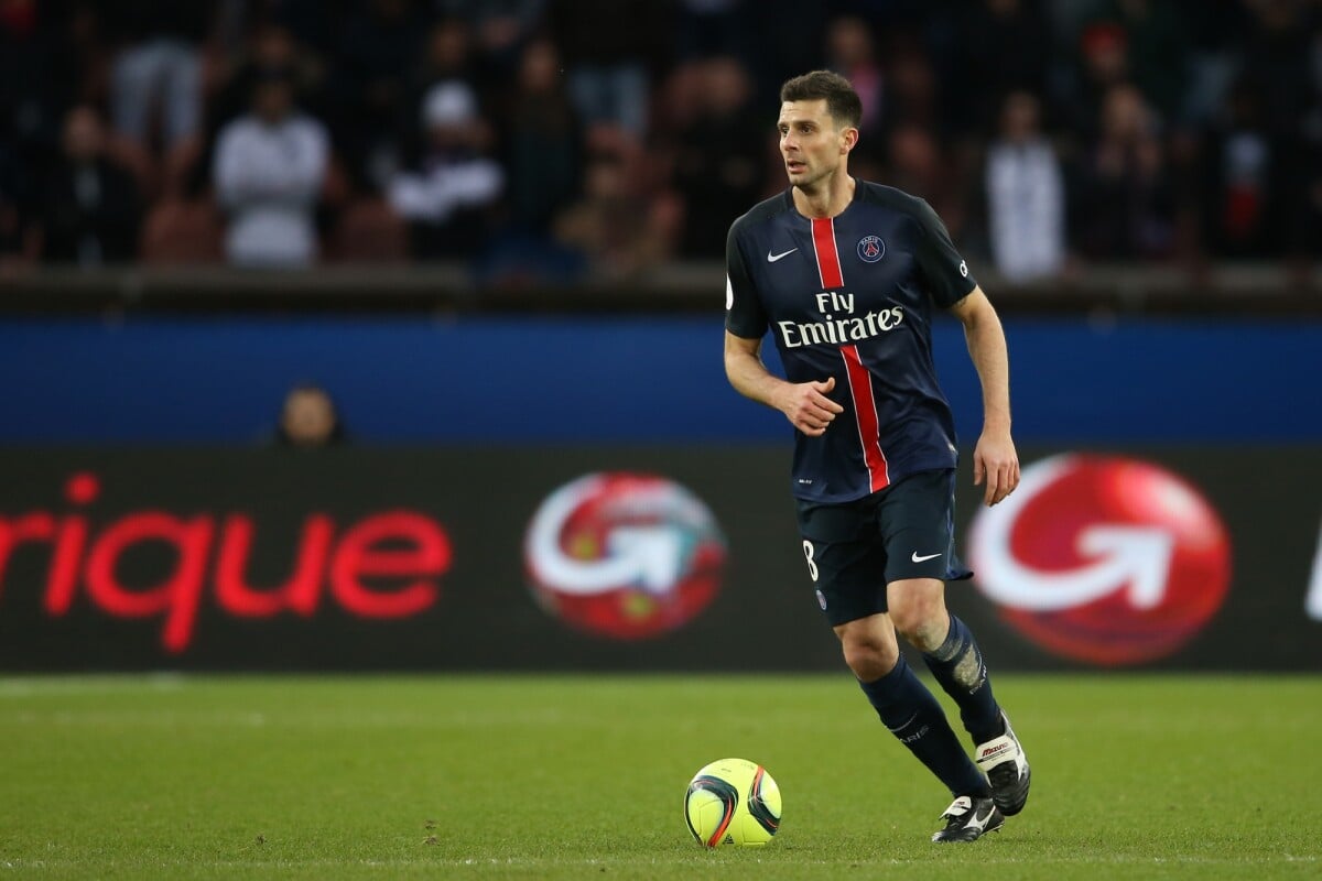 Photo : Thiago Motta - Match de football de Ligue 1 PSG contre Reims au ...