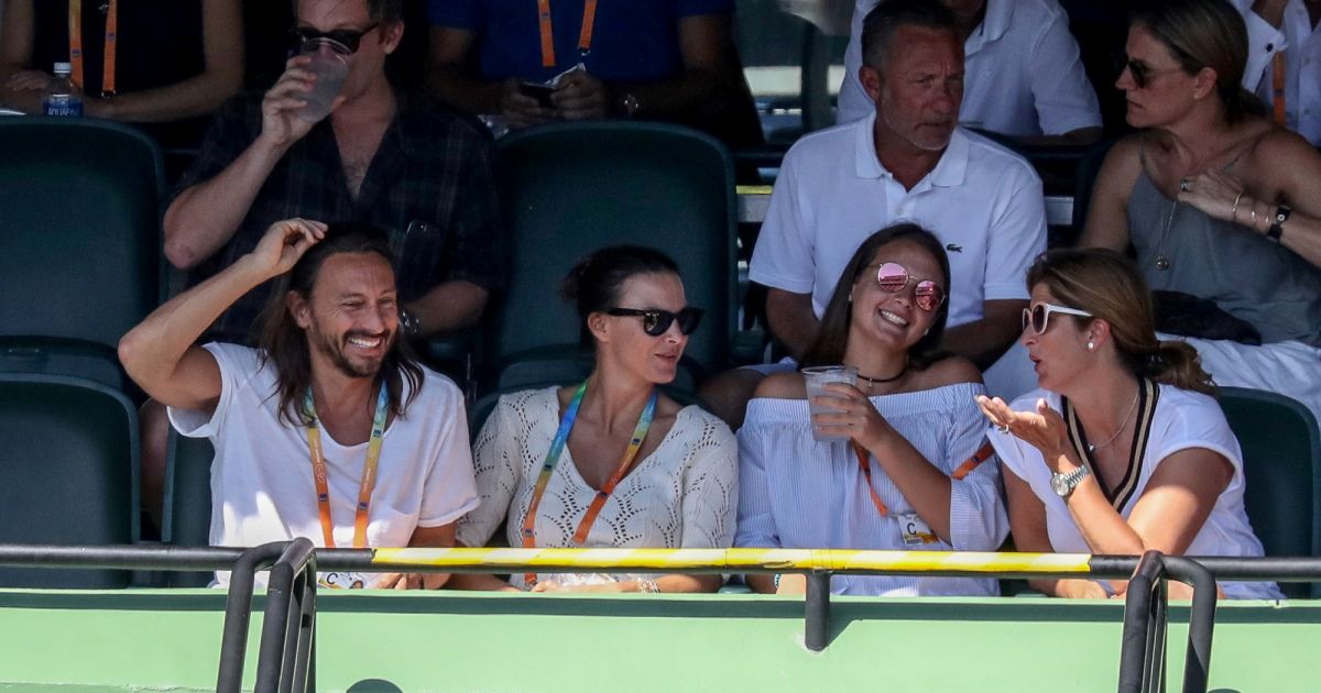 Le DJ Bob Sinclar, sa femme Ingrid et Mirka (Miroslava) Vavrinec ...
