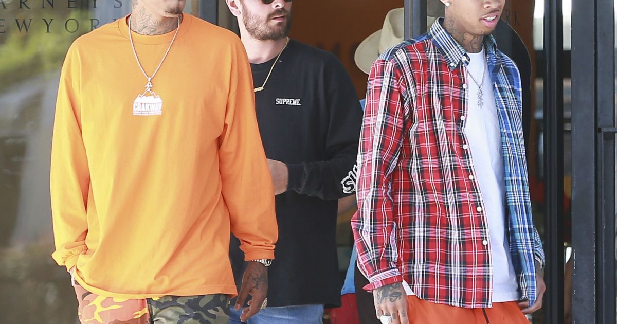 Alexander Acíto, Tyga et Scott Disick quittent le centre commercial ...