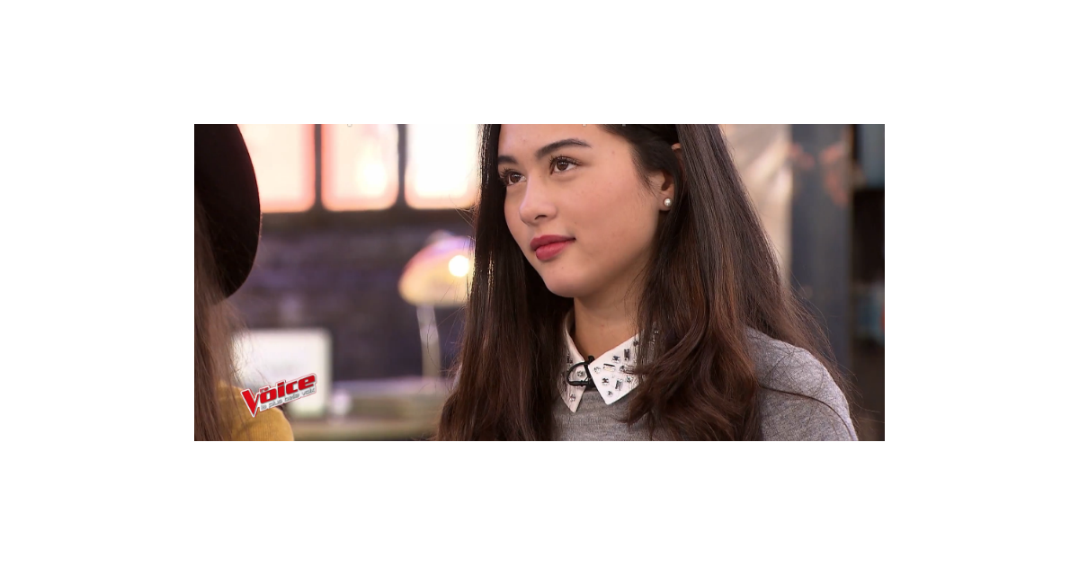 Lou Maï et Claire dans The Voice 6 le 15 avril 2017 sur TF1. - Purepeople