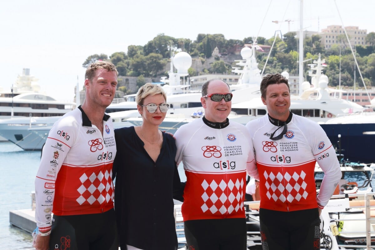 Photo : Terence Parkin, la princesse Charlene et le prince Albert II de ...