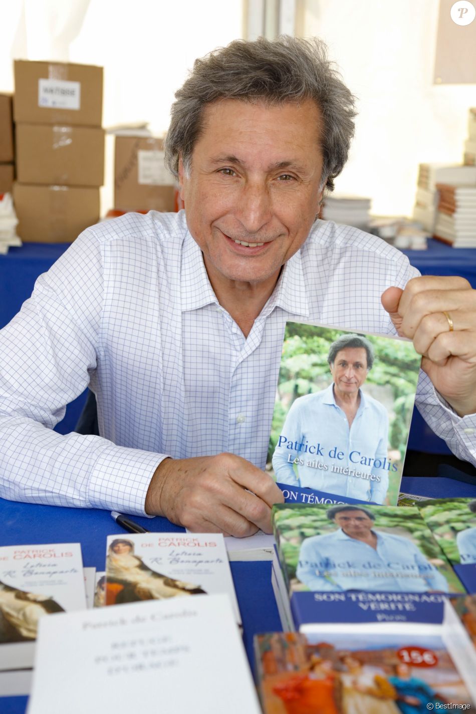 Patrick de Carolis au Festival du livre sur le thème La Méditerranée au ...