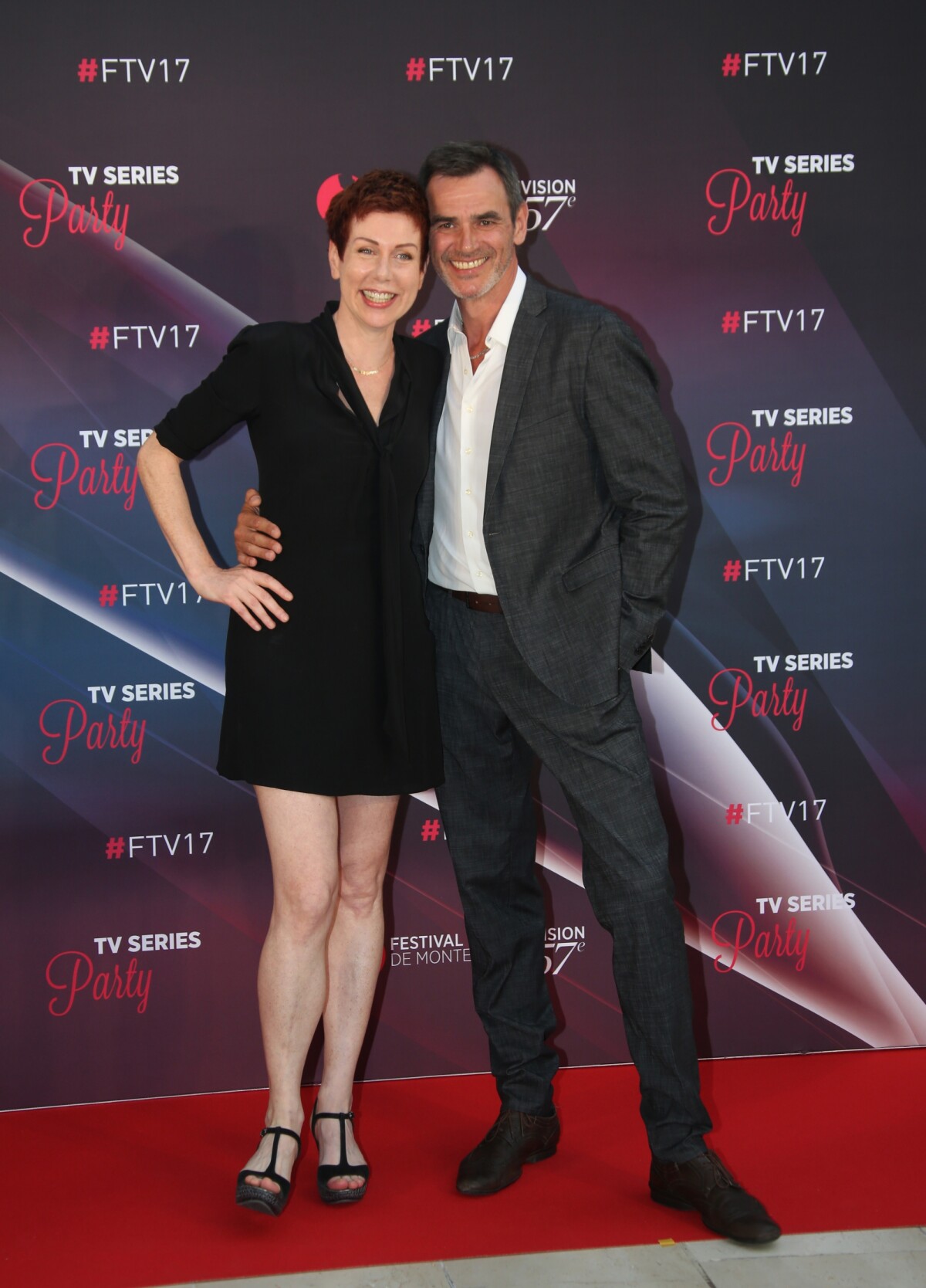 Photo : Jérôme Bertin et Marie Réache (Plus belle la vie) - Photocall ...